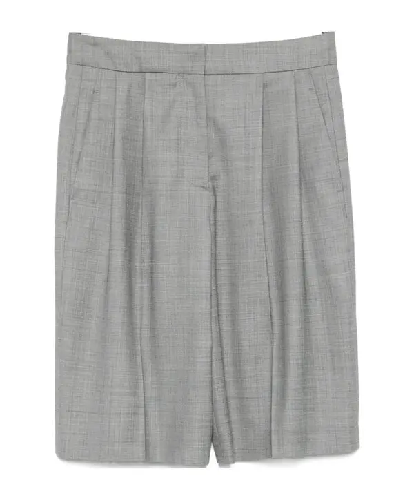 LOULOU STUDIO Pleated Pocket Shorts