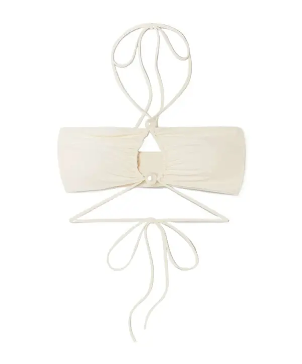 Magda Butrym Halterneck Bandeau Top - White