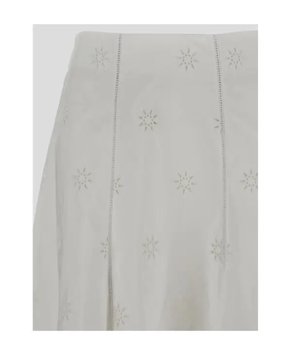 Chloé Flared Midi Skirt