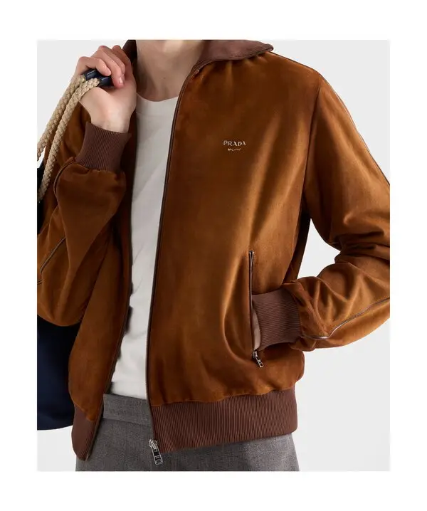 Prada Zip-up Blouson Jacket
