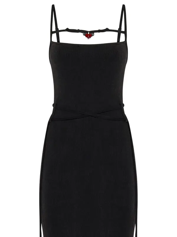 Ottolinger Logo Charm Maxi Slip Dress