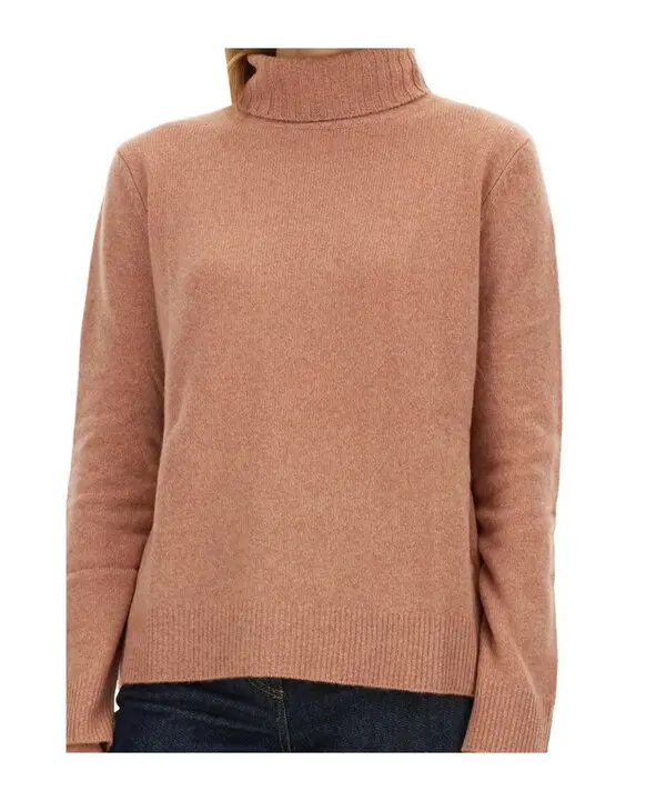 Aspesi Wool Knit High Neck Sweater - Pink