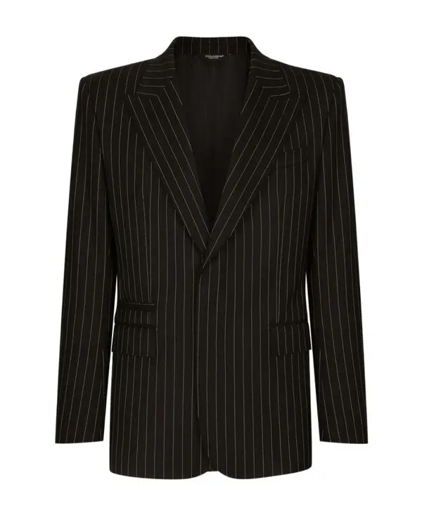 Dolce & Gabbana Dolce Gabbana Pinstripe Stretch Sicilia-fit Jacket
