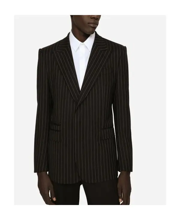 Dolce & Gabbana Dolce Gabbana Pinstripe Stretch Sicilia-fit Jacket