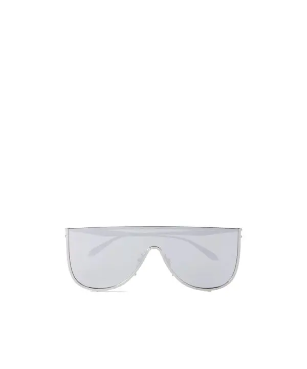 Alaïa Shield Frame Sunglasses - Silver