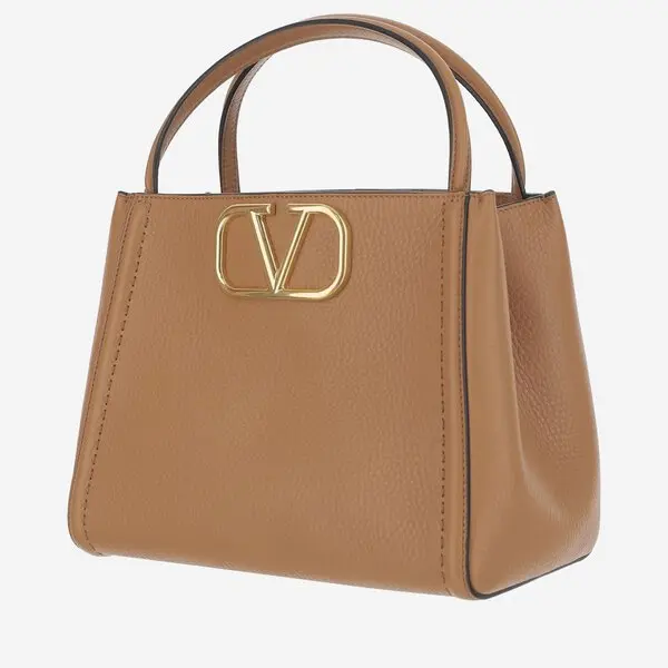 Valentino Garavani Double Handle Shoulder Bag - Brown