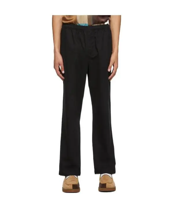StÜssy High-waisted Casual Pants - Black