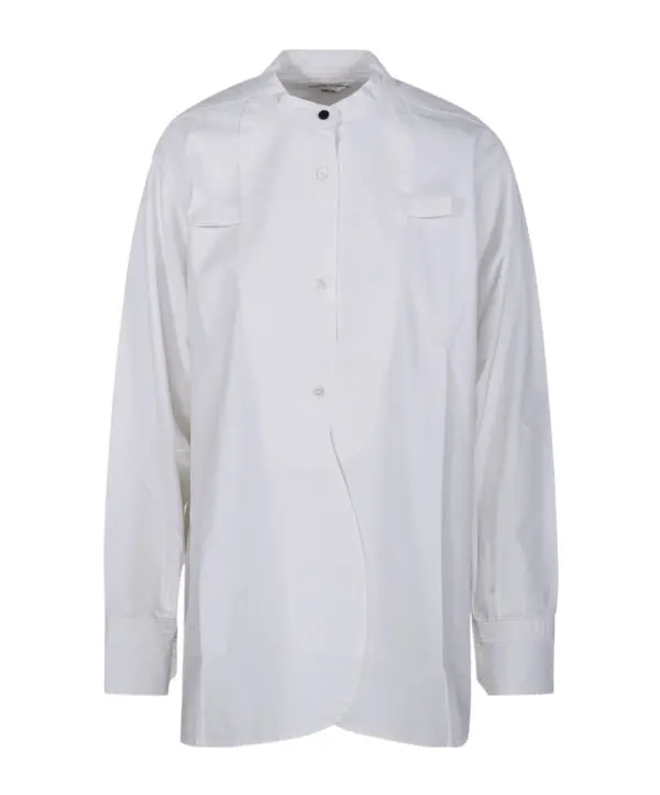 Victoria Beckham Round-necked Button Shirt