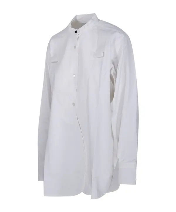 Victoria Beckham Round-necked Button Shirt