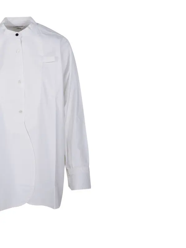 Victoria Beckham Round-necked Button Shirt