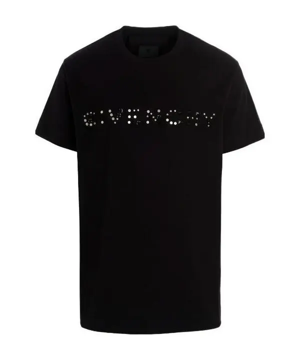 Givenchy Logo Studded Crewneck T-shirt
