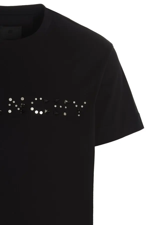 Givenchy Logo Studded Crewneck T-shirt