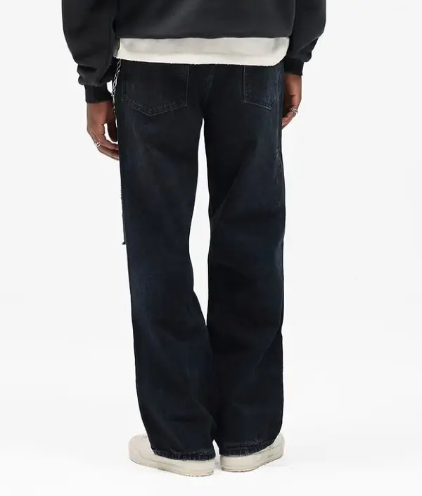 REPRESENT Denim Jeans With Shredded Details