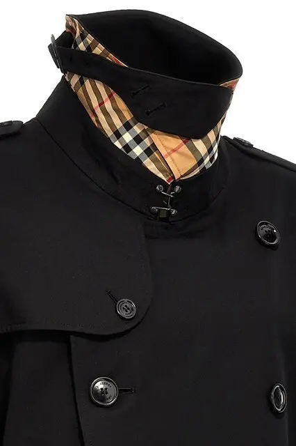 Burberry Heritage Kensington Double Breasted Belted Trench Coat