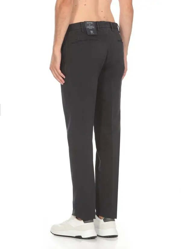 Incotex Belt-loop Tailored Casual Pants - Dark Blue