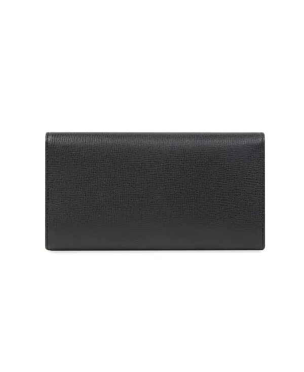 Bally Logo Details Wallet - Black