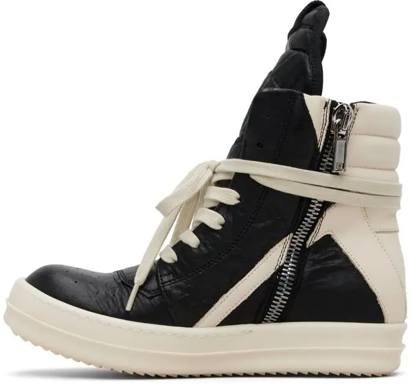 Rick Owens Geobasket High-top Sneakers - Black