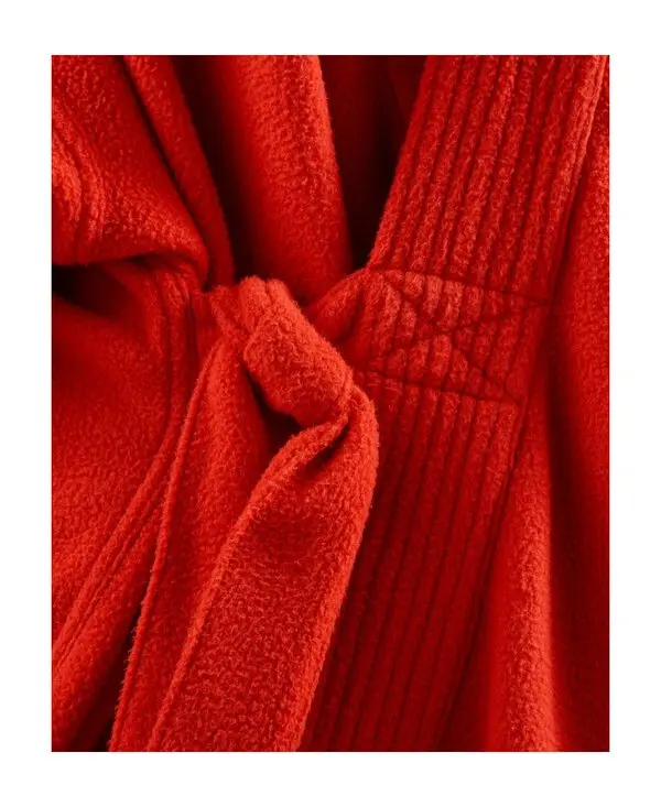 Balenciaga Double Brushed Velvet Jacket With Waist Tie