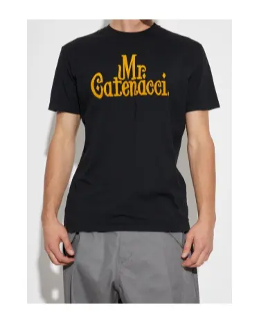 Dsquared2 Mr. Catenacci Printed Crewneck T-shirt - Black