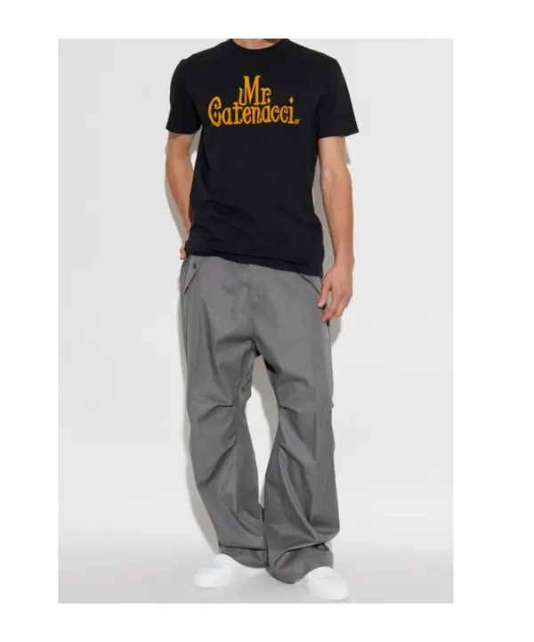 Dsquared2 Mr. Catenacci Printed Crewneck T-shirt - Black