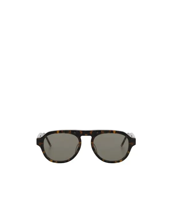 Thom Browne Oval Frame Sunglasses - Gray