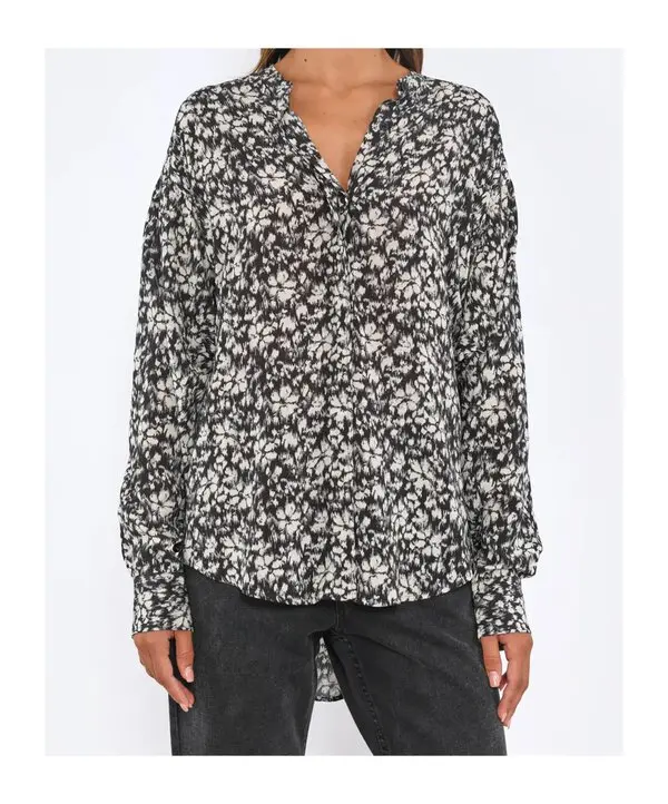 Isabel Marant Étoile Catchell" Printed Long Sleeve Shirt