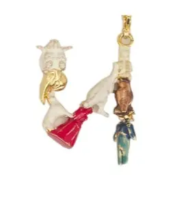 Marni Alphabet 'n' Charm Pendant