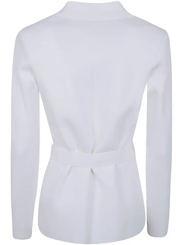 Elisabetta Franchi Milano Stitch Knit Jacket With Gold-tone Hardware