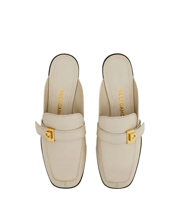 FERRAGAMO Hug Buckle Loafer Mule