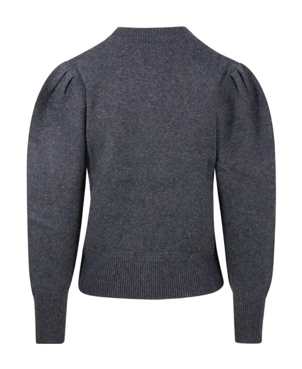 Isabel Marant Étoile Kelaya" Puff Sleeve Jumper - Black
