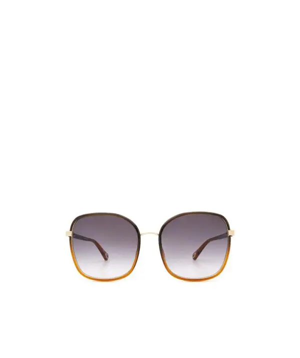 Chloé Tinted Oversize Square Frame Sunglasses