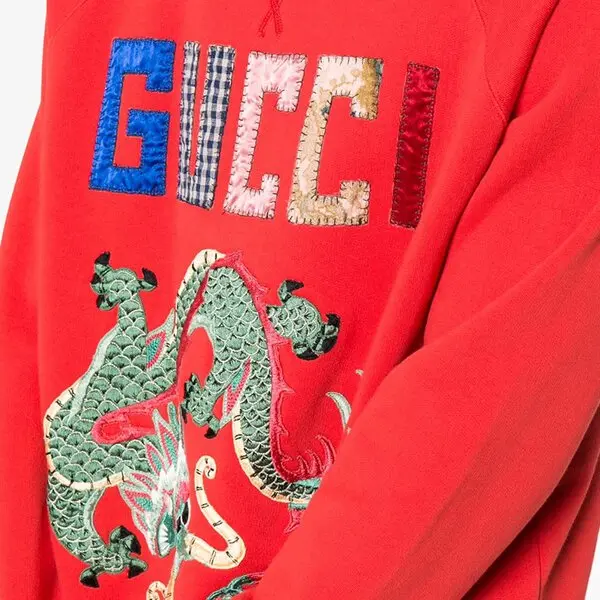 Gucci Embroidered Dragon Sweatshirt