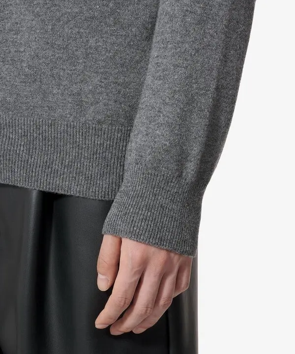Comme Des Garçons Logo Patch Buttoned Cardigan - Grey