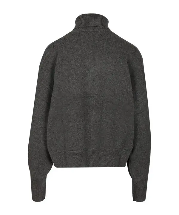 Isabel Marant Étoile Nasha Embroidered Roll-neck Sweater - Black