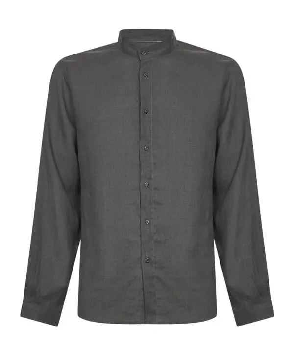 Brunello Cucinelli Long Sleeved Buttoned Shirt - Black