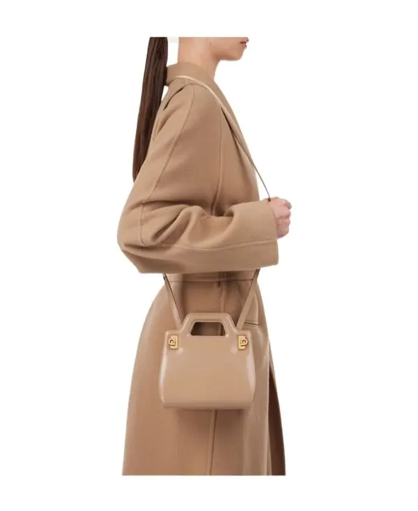 FERRAGAMO Mini Wanda Top Handle Bag
