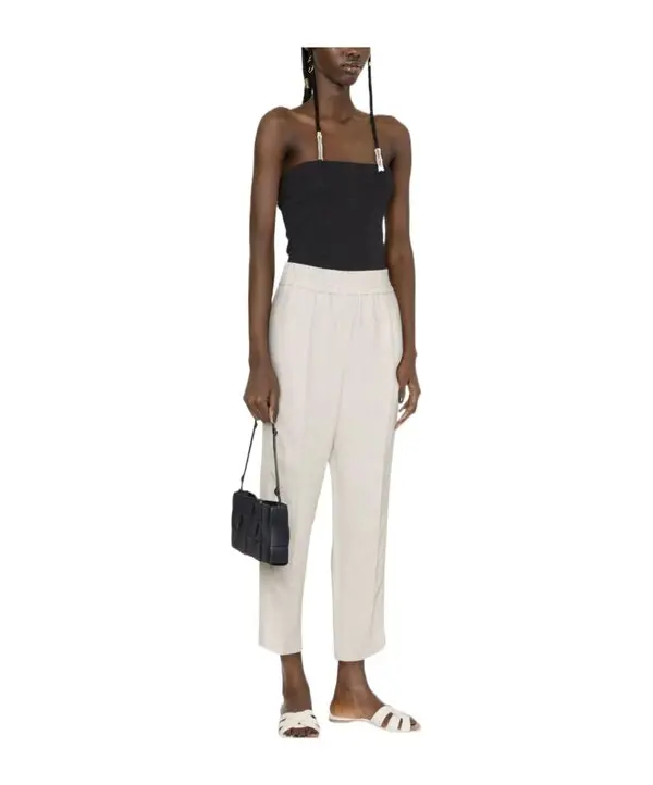 Brunello Cucinelli Strapless Stretch-cotton Top - Black