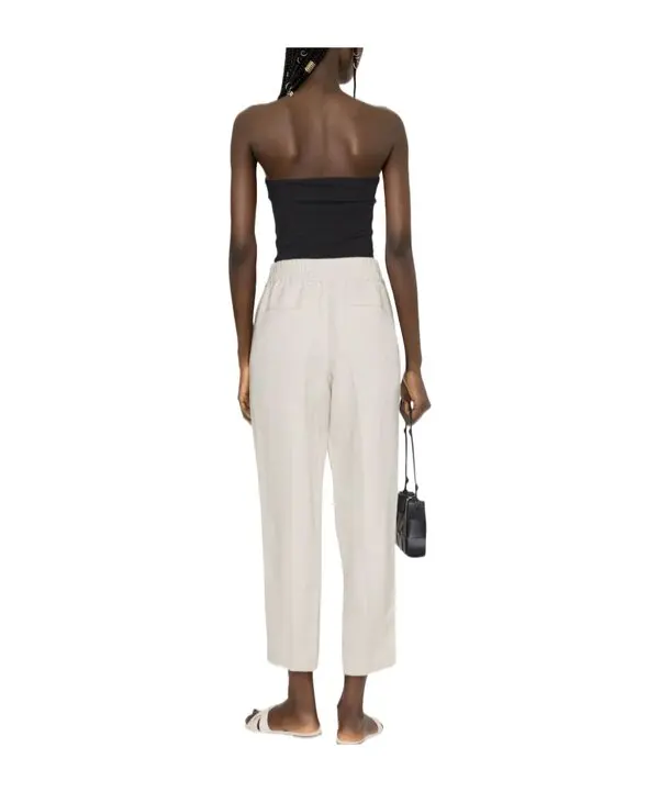 Brunello Cucinelli Strapless Stretch-cotton Top - Black