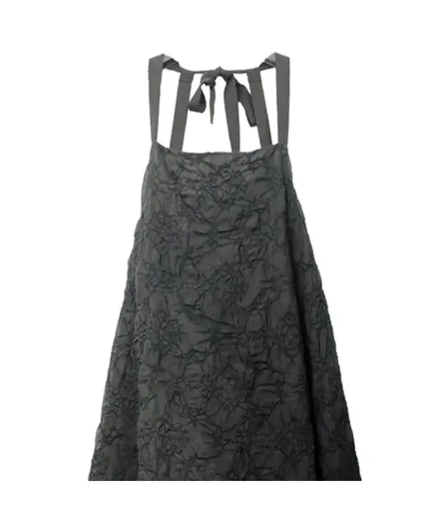 MARC LE BIHAN Strapped Jacquard Pattern Maxi Dress