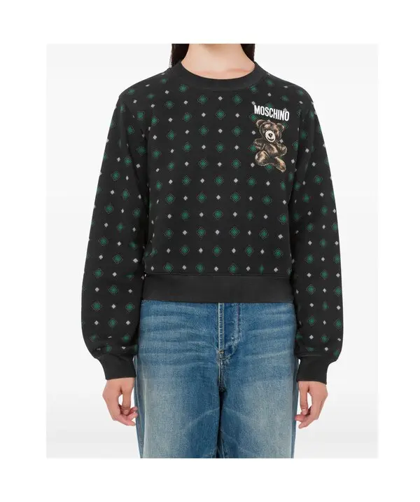 Moschino Teddy Bear Printed Sweatshirt