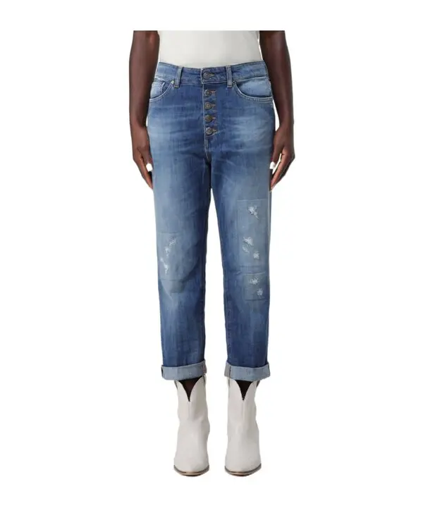 DONDUP Koons Gioiello Distressed Jeans - Indigo