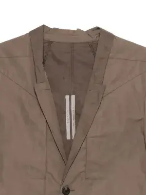 Rick Owens Paneled Button Detail Coat
