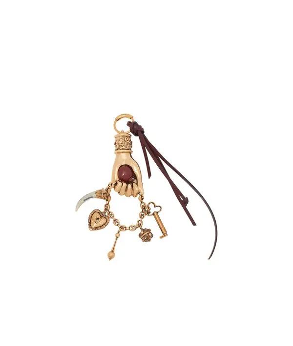 Chloé Hand Bag Charm - Golden