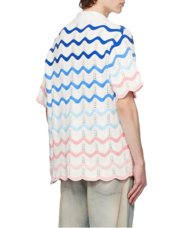 Casablanca Wave Knitted Shirt