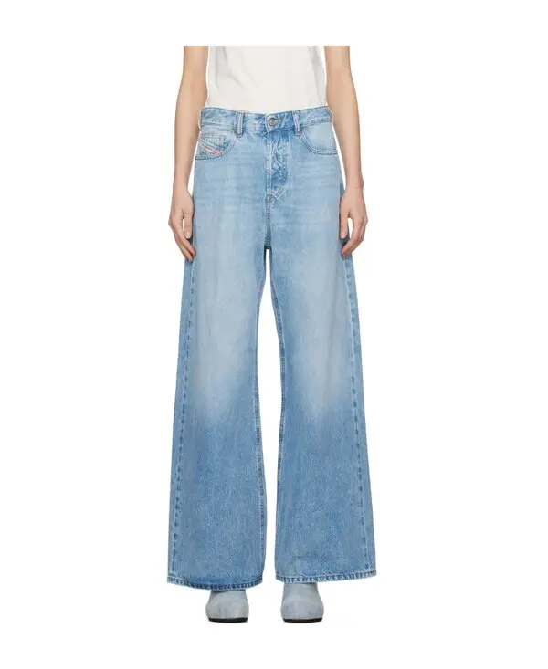 DIESEL® 1996 D-sire Relaxed Wide Leg Jeans - Blue