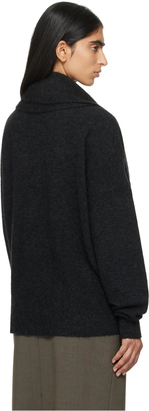 TOTEME Draped Scarf Knitted Jumper