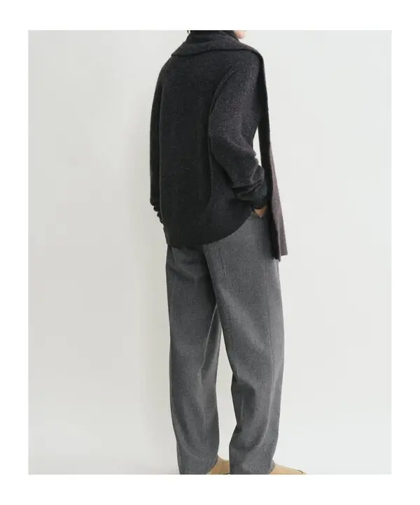 TOTEME Draped Scarf Knitted Jumper
