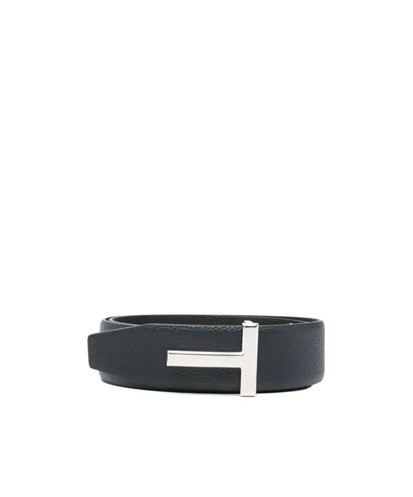 TOM FORD T Icon Reversible Belt - Black