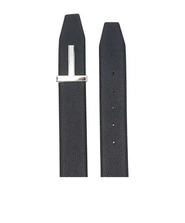 TOM FORD T Icon Reversible Belt - Black