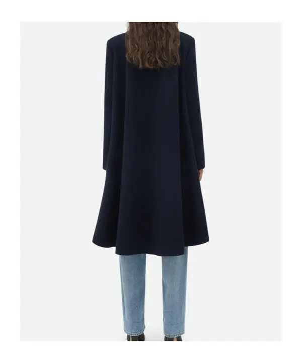 Bottega Veneta Double Breasted Cape Coat